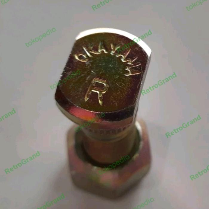 Jual Baud + Mur Roda KANAN (panjang) Colt Diesel Engkel merk Okayama ...