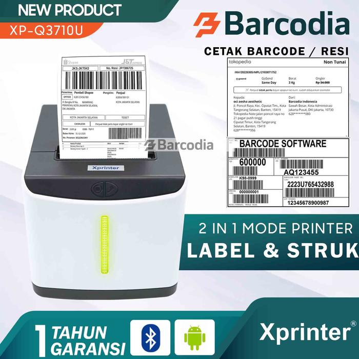 Promo PRINTER THERMAL DUAL FUNGSI POS STRUK KASIR & BARCODE LABEL ...