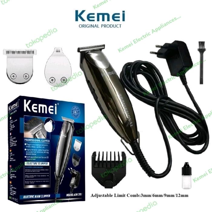 Jual Alat Cukur Rambut Kemei Km-701 Hair Clipper Detailer Ukir Kabel 701 - Jakarta Pusat - Kemei ...
