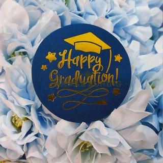Jual [ Bulat ] Kartu Ucapan : Happy birthday - Happy Graduation - Thank ...