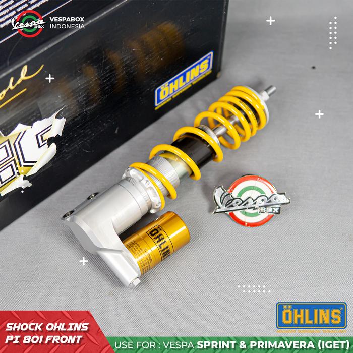 Jual Shock Ohlins PI 801 Front for All Vespa Sprint Primavera Iget ...