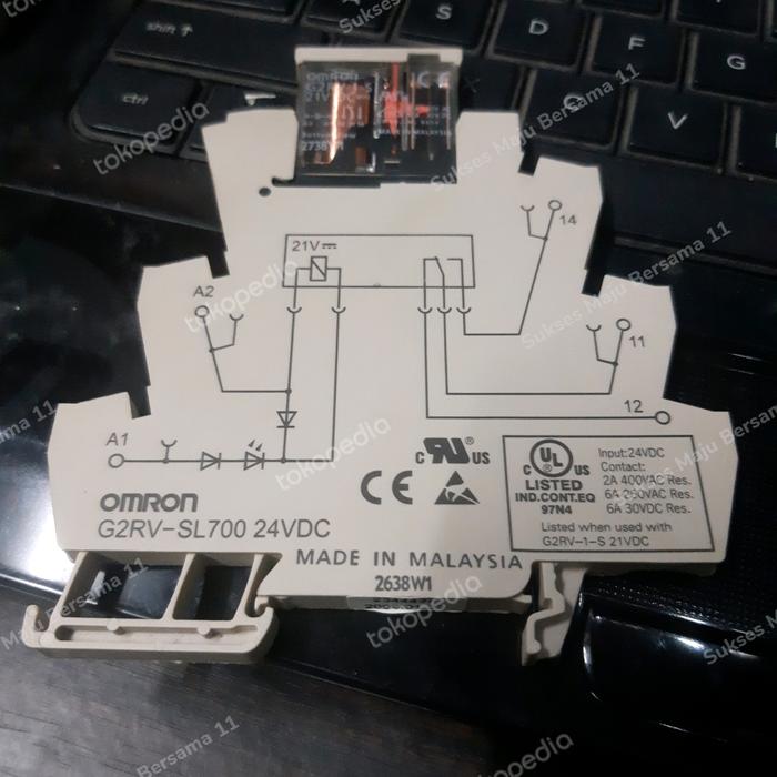 Jual OMRON G2RV-SL700 24Vdc Slim Relay G2RV-1-S - Jakarta Pusat ...
