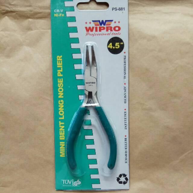 Jual WIPRO TANG BENGKOK MINI BENT NOSE PLIERS 4.5" 4.5 INCH PS-881 ...