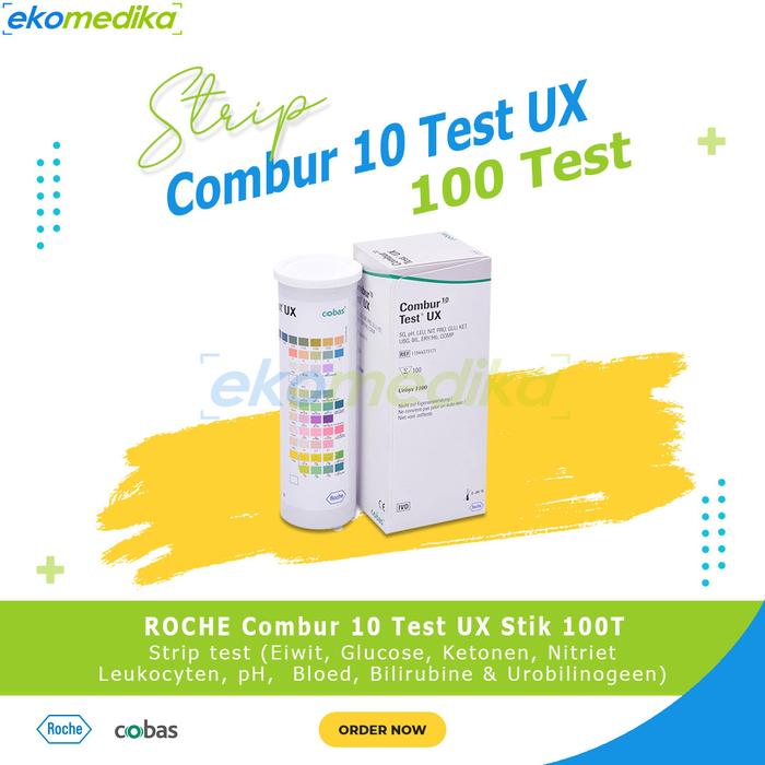 Jual ROCHE Combur UX Stik 100 Strip / Combur Test Urine 10P - Jakarta ...
