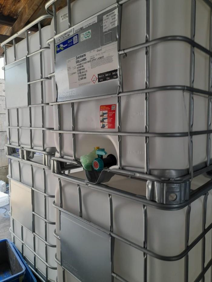 Jual Tank IBC 1000L Tengki IBC Kempu Tandon Air Toren IBC Kempu 1000 ...