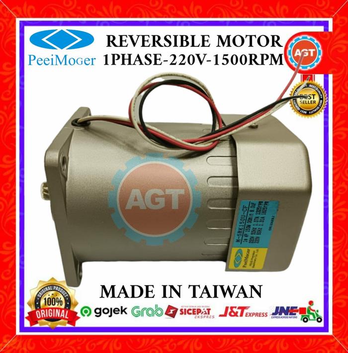 Jual PEEI MOGER M5RK40N-C 40WATT PEEIMOGER REVERSIBLE MOTOR 1PHASE 220V ...