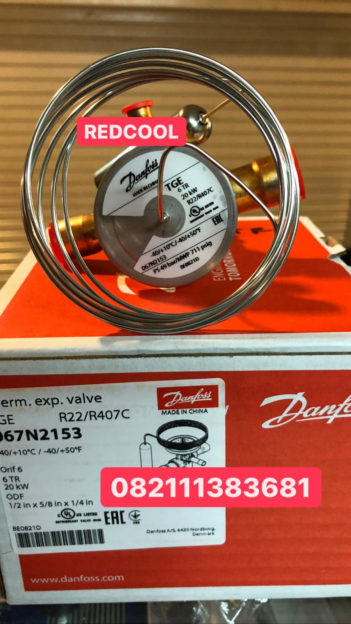 Jual EXPANSION VALVE DANFOSS TGE 6 TR | EXPANSI TGEX 6TR (R22/R407 ...