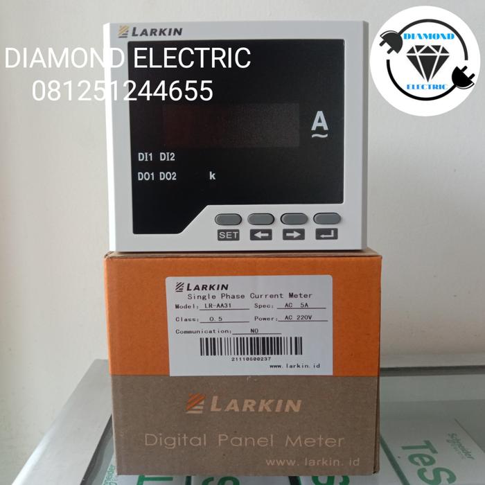 Jual LARKIN Digital Amper meter 1 PHASE Ammeter Singel LR-AA31 / LR ...