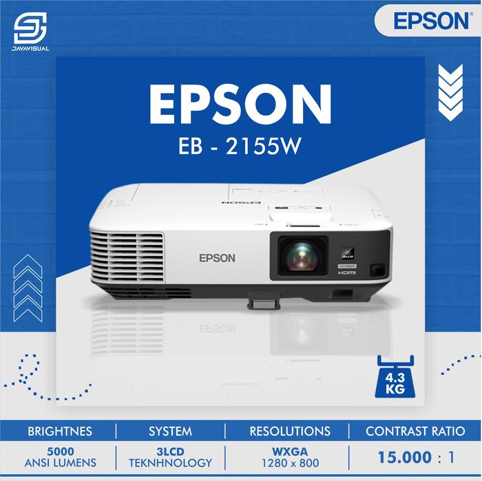 Jual Proyektor EPSON EB-2155W WXGA 5000 Lumens Original 3LCD epson EB ...