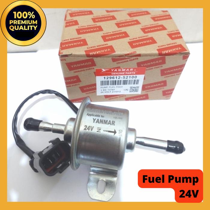 Jual Electric Fuel Pump Yanmar 24v Pompa Solar 129612-52100 24volt ...