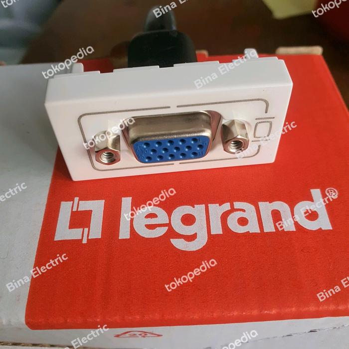 Jual Outlet Legrand VGA 572097 / Socket Pre Connect Legrand VGA 1 Modul - Jakarta Pusat - Bina ...