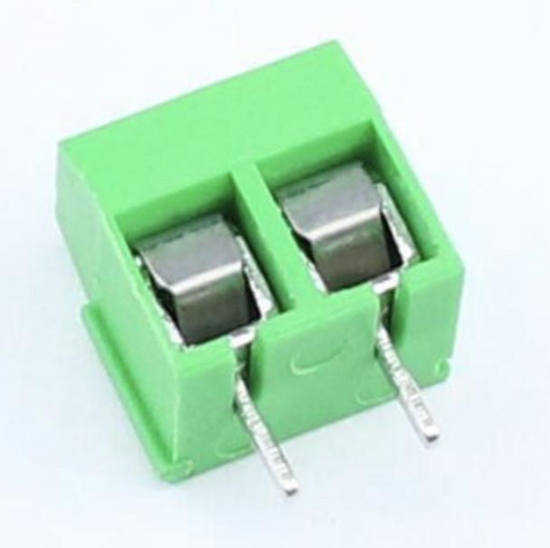 Jual Terminal Block KF301 Connector 5.0mm Straight 2P PCB Screw - Hijau ...