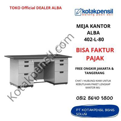 Jual Meja Kantor ALBA 402 – L-80 Meja Besi Kerja - Jakarta Barat ...