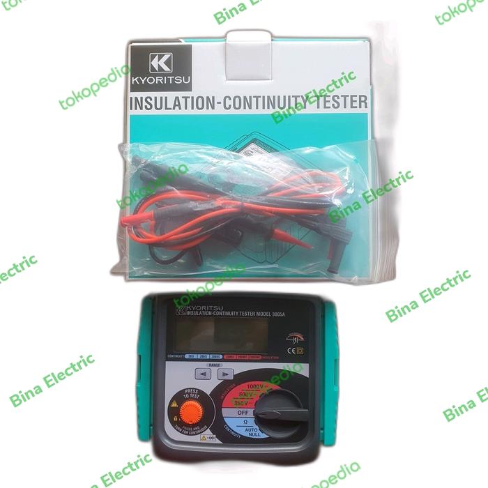 Jual Kyoritsu 3005A Megger Digital Insulation Tester Tester Megger ...