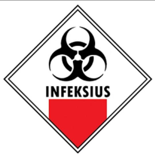Jual Stiker INFEKSIUS 15X15CM simbol Limbah B3 - Jakarta Utara - SGG ...