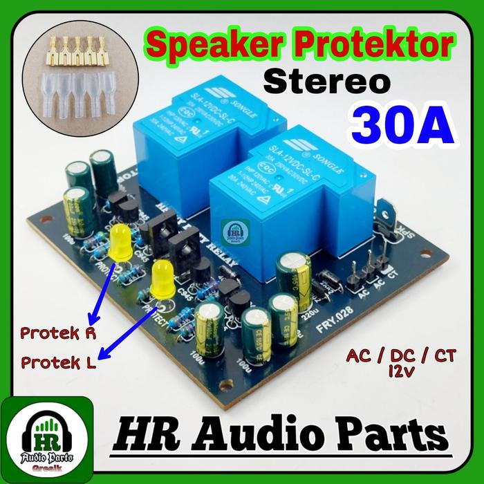 Jual Kit Speaker Protektor Stereo 30A AC or DC 12V Bonus Skun & Karet 30A - Kab. Gresik - HR ...