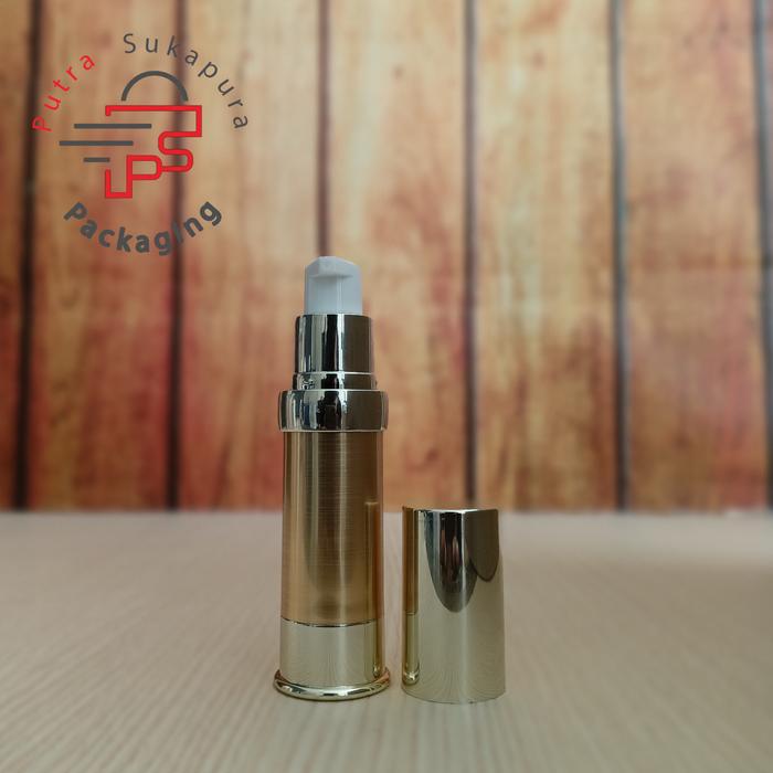 Jual botol serum airless pump 15ml / botol airless pump 15ml acrylic ...