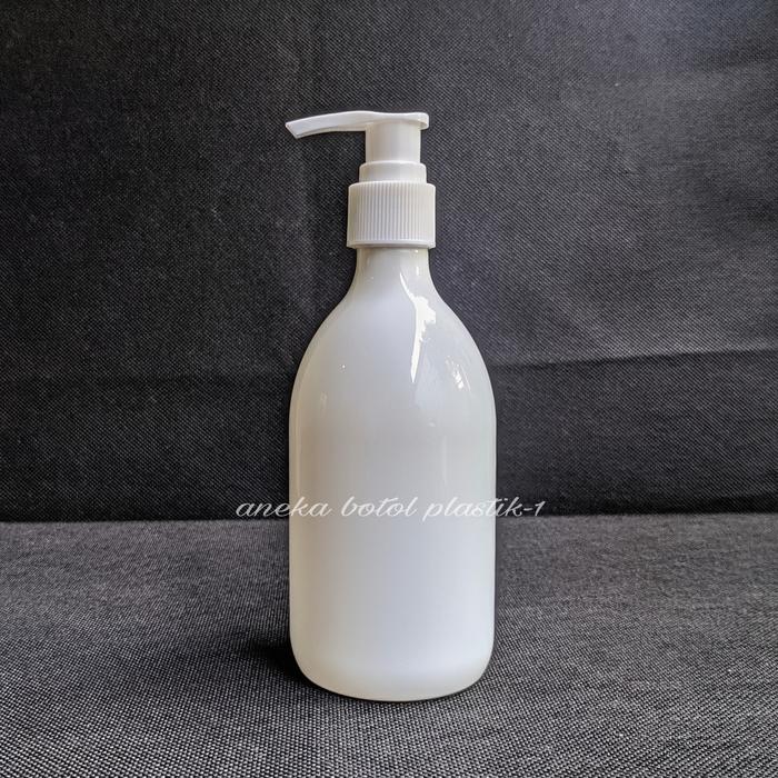 Jual Botol Pump 300ml Sabun Cair Pet Plastik Putih / Botol Pump 300 Ml - Tutup Putih - Kab ...