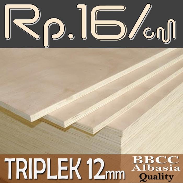 Jual Triplek 12mm Custom /cm2 Plywood Multiplek 12mm BBCC, Albasia ...