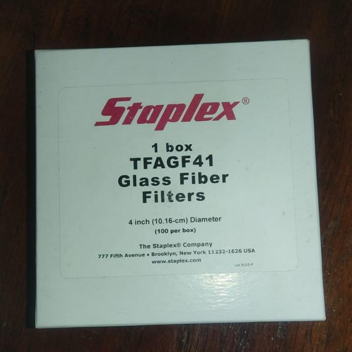 Jual STAPLEX TFAGF41 Glass Fiber Filters isi 100lembar - Jakarta Barat ...