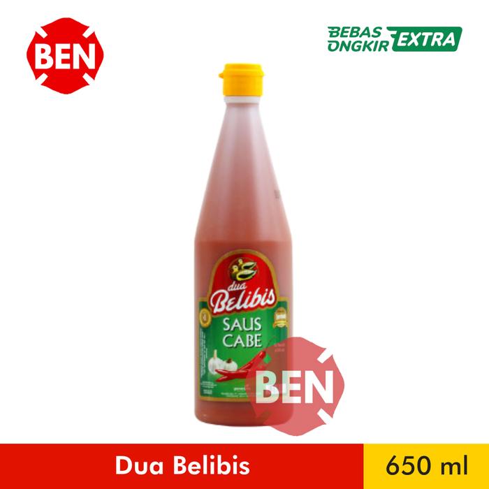 Jual Saus Cabe Dua Belibis Botol 650ml 650 ml Besar Plastik Saos Sambal ...