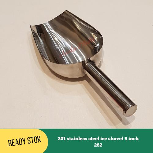 Jual Serokan Es Batu 201 Stainless Kecil Sendok Kopi Ice Scoop 9 inch ...