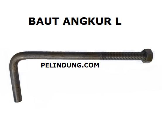 Jual Baut Angkur L 1/2 Inch 12 mm x 500 mm Anchor Bolt Struktur ...