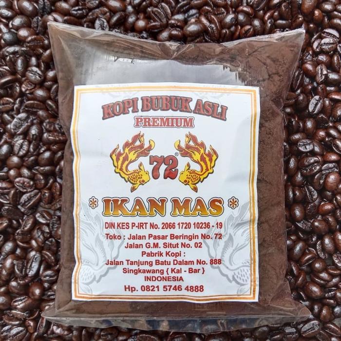 Jual kopi Premium "Cap Ikan Mas 72" asli kopi singkawang, 1000g - Kota ...