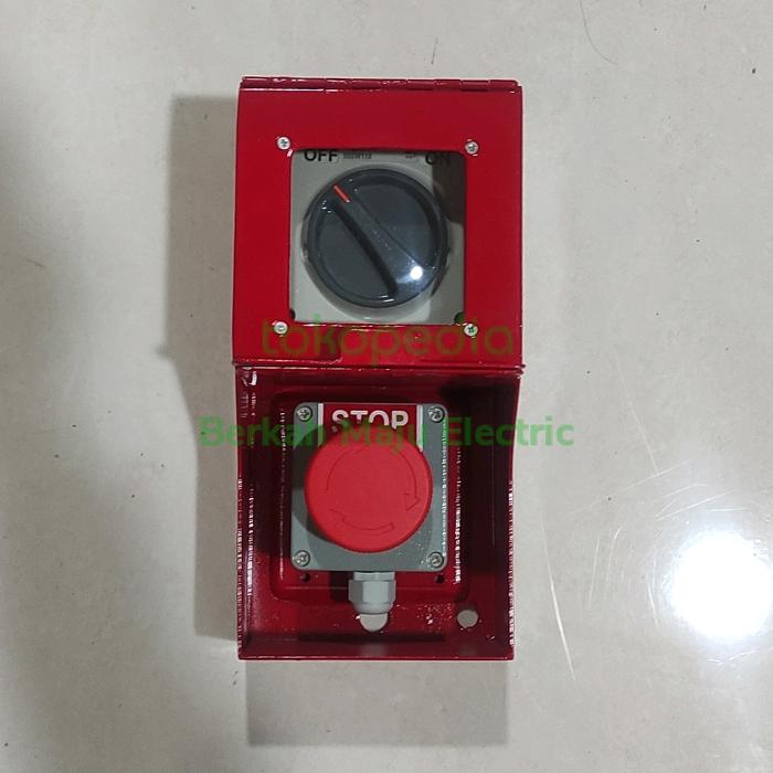 Jual LOTO Box 2 System Vertical HD Emergency Stop 60mm not ESP 6/6 ...