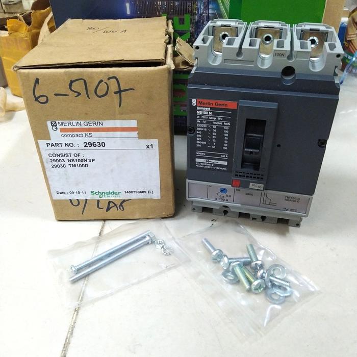Jual MCCB MERLIN GERLIN COMPACT NS100N 3P 100A ORIGINAL - Jakarta Pusat ...