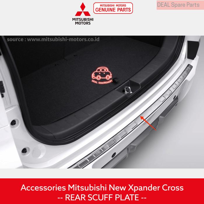 Jual Rear Scuff Plate Aksesoris Original Mitsubishi New Xpander Cross ...