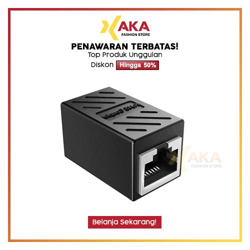 Jual Konektor RJ45 Female to Female LAN Connector Barel Coupler ...