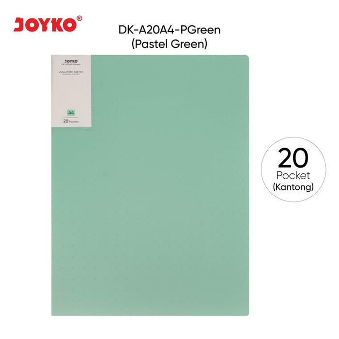 Jual Joyko Document Keeper A4 20 Pocket / Map File Dokumen Warna Pastel ...