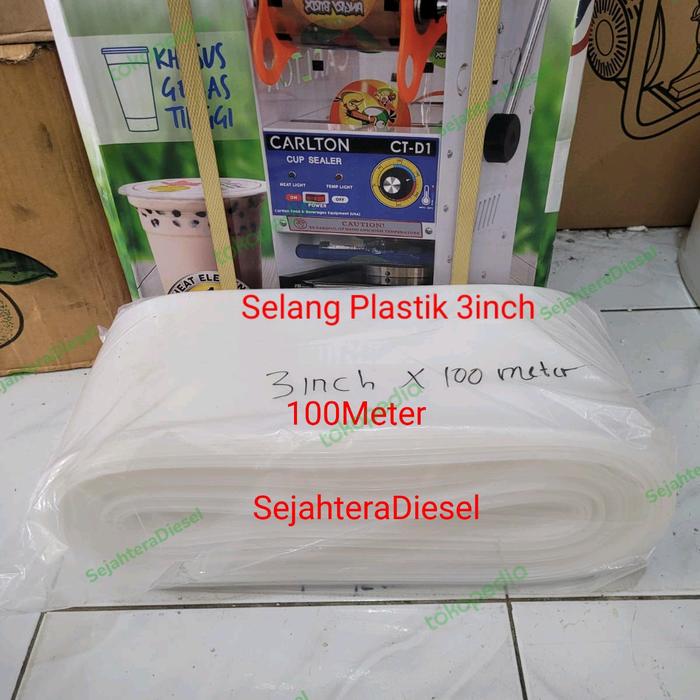 Jual Selang plastik 3inch( 100Meter )Pompa air sawah irigasi/Selang ...