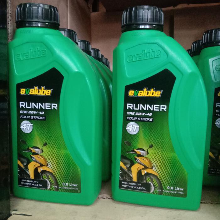 Jual evalube 4t runner 800ml - Kab. Bekasi - GUDANG BAN&SPERPAT | Tokopedia