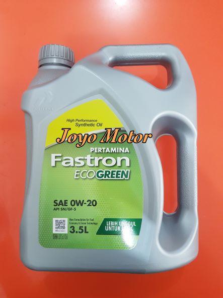 Jual OLI MESIN FASTRON ECO GREEN 0W-20 KEMASAN 3,5 LITER - Kota ...
