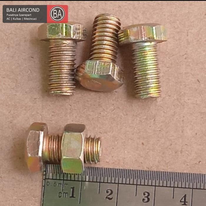 Jual BAUT RAK BESI SIKU M8 1.5CM KUNCI PAS 12 SEKRUP BAUT MUR SET 12" - Kota Denpasar - Bali ...