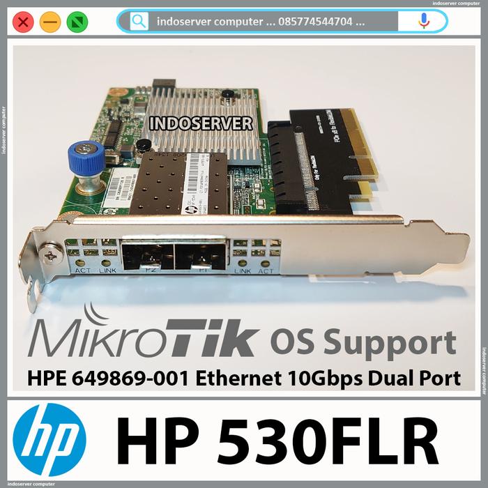 Jual HP Ethernet 10Gb 2 Port 530 Adapter PCIe Support Mikrotik OS ...
