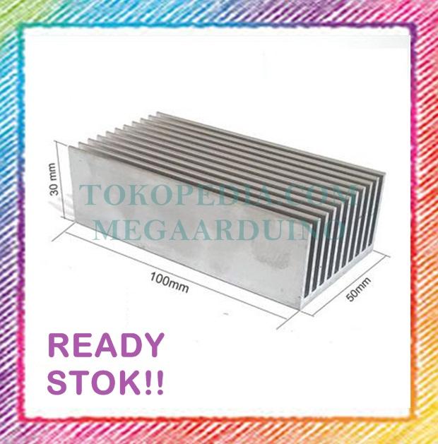 Jual Heatsink Aluminium Pendingin Heat Sink Sirip 10cm x 5cm x 3cm HS ...