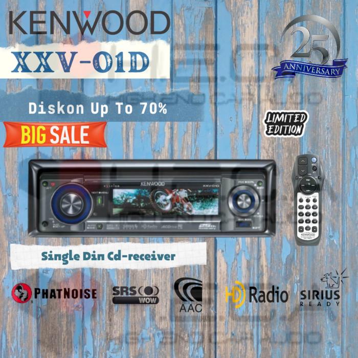 Jual Kenwood XXV-01D Single Din CD Receiver Head Unit Tape Audio Mobil - Kota Depok - High End ...