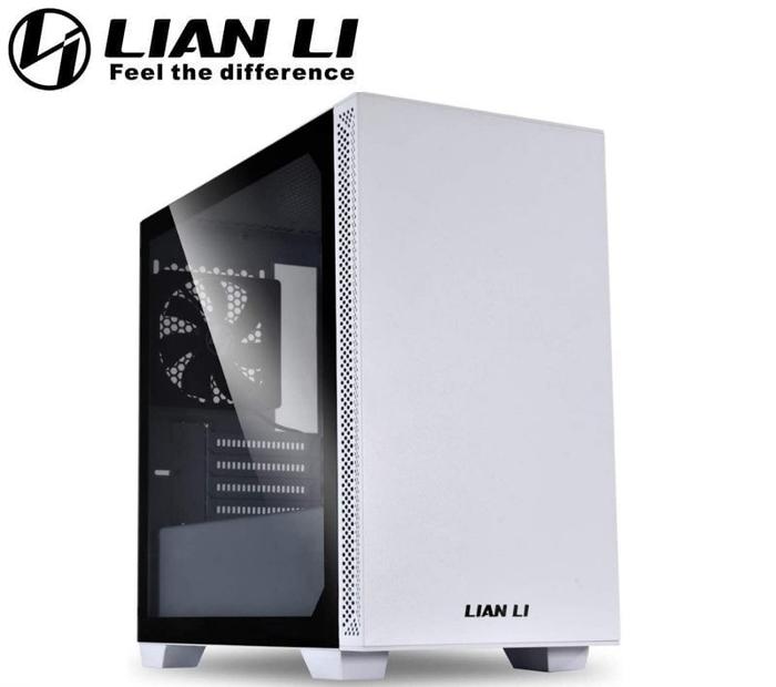 Jual LIAN LI LANCOOL 205M WHITE Tempered Glass Micro ATX Mid Tower Case ...