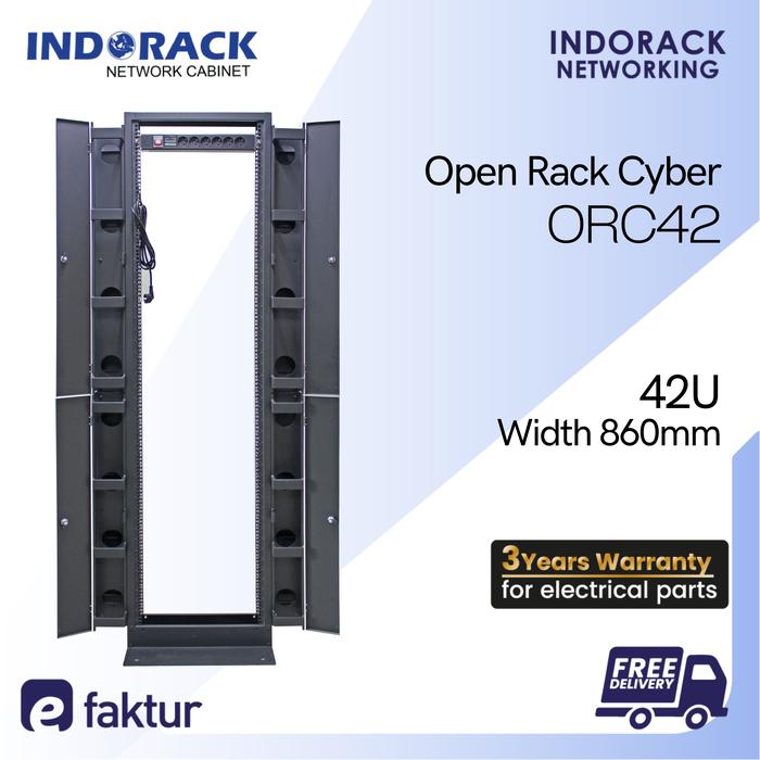 Jual Indorack Open Rack Cyber 42u Rack Server 19 Orc42 Rak Server Switch Jakarta Pusat
