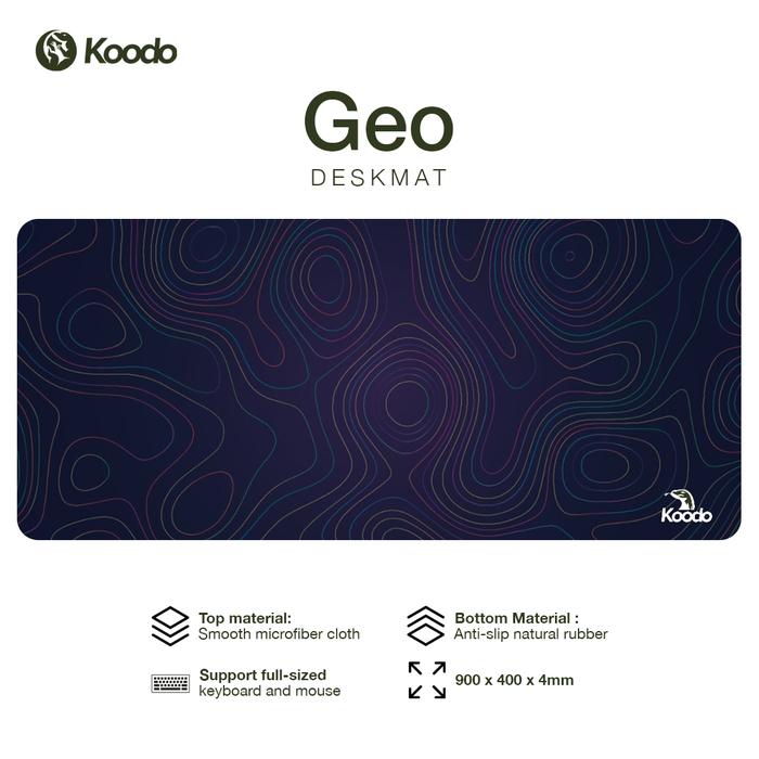 Promo Koodo Deskmat - Geo | Mousepad | Gaming Desk - - Koodo | Tokopedia
