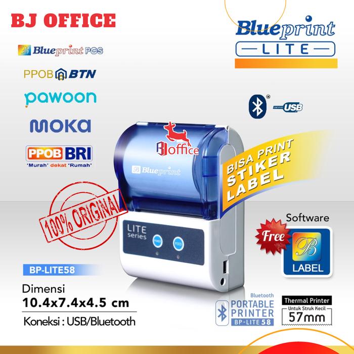 Jual Printer Thermal Portable Bluetooth Blueprint BP-LITE 58 / Printer Mini - Kota Bandung - Bj ...