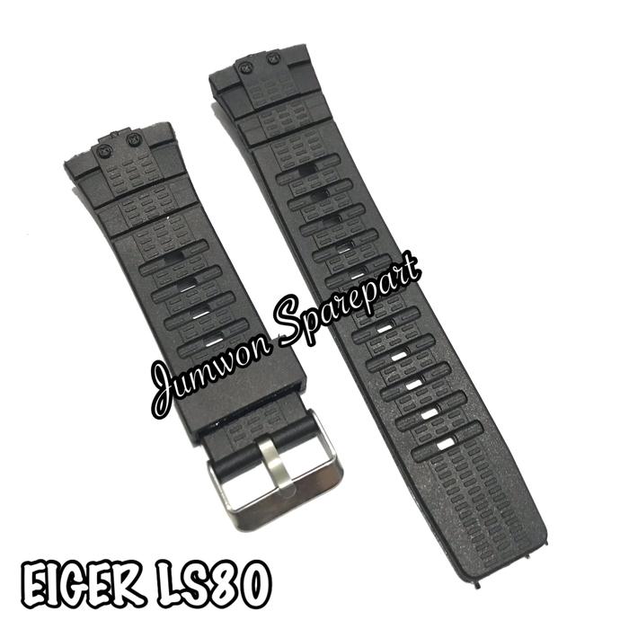 Jual Strap Tali Jam Tangan Eiger LS80 Tali Eiger LS 80 Eiger LS-80 - Jakarta Utara - JUMWON ...