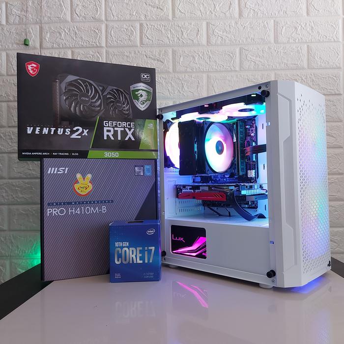 Jual PC / CPU / Komputer Rakitan Core i7 10700f 32Gb RTX3050 8Gb SSD 500Gb - Kota Denpasar ...