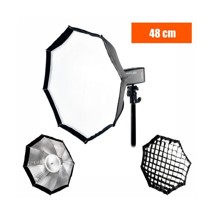 Jual Godox Ad-s7 48cm Softbox Grid Beauty Dish Umbrella Ad200 Ad200pro ...