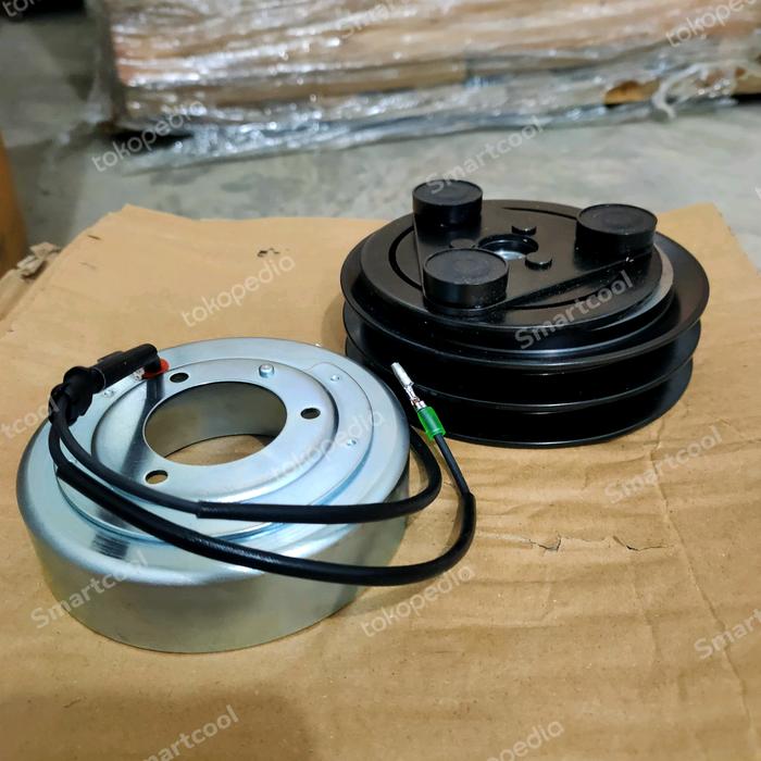 Jual THERMOKING COMPRESSOR TM21 MAGNIT CLUTCH PULLEY SET 12V 24V KV ...