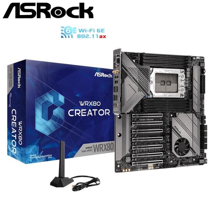 Promo ASROCK WRX80 Creator - AMD Motherboard Socket sWRX8 Cicil 0% 3x ...