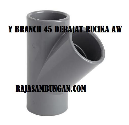 Jual Tee Y 45 derajat AW 4 x 2 T Y Fitting Pvc Tee Y Belokan Pipa Air Rucik - Kota Depok - raja ...